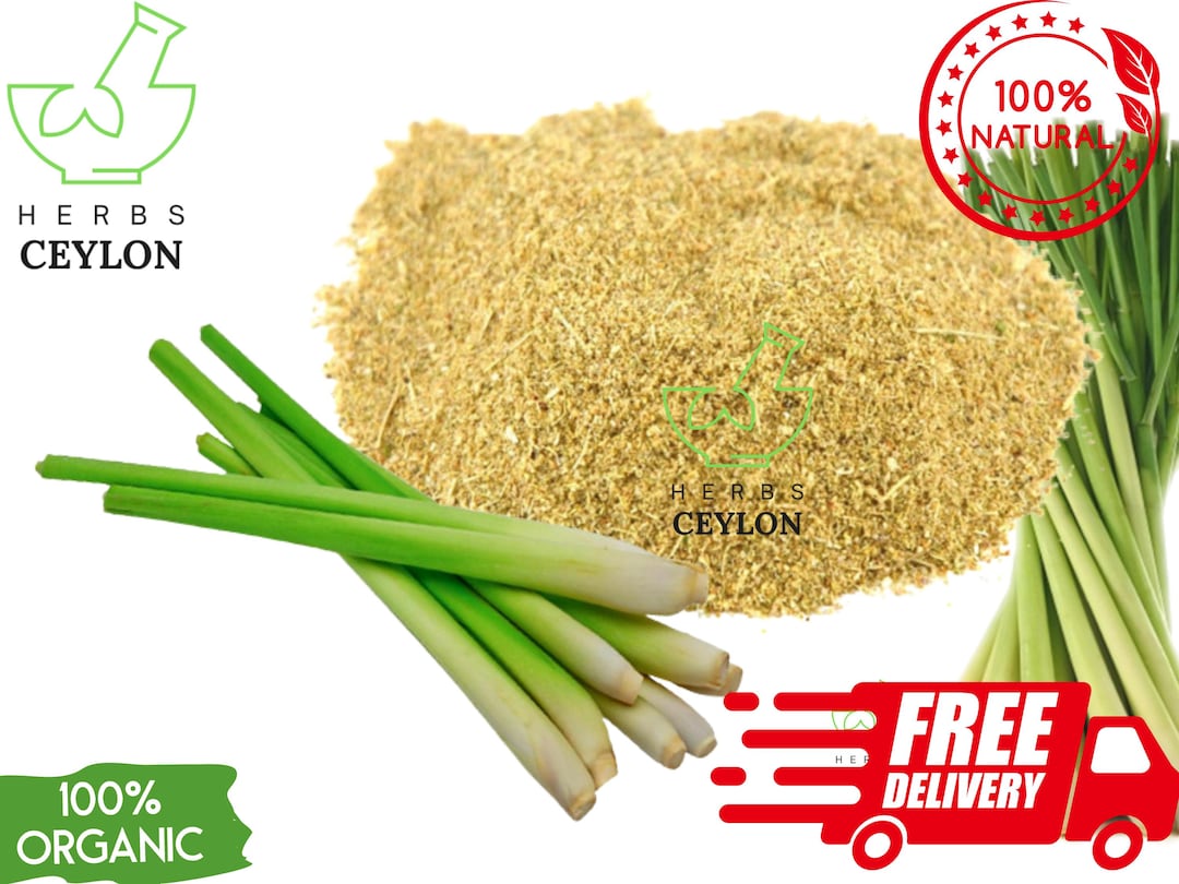 Organic Lemongrass Powder: Sri Lankan Herb for Tea & Culinary Spice - Etsy