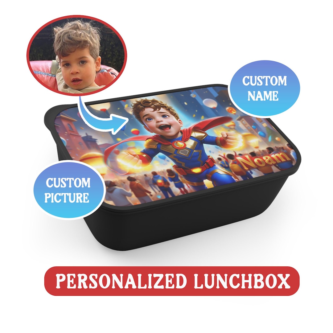 Personalized Lunch Box Bag, Custom Lunchbox, Back to School, Custom ...