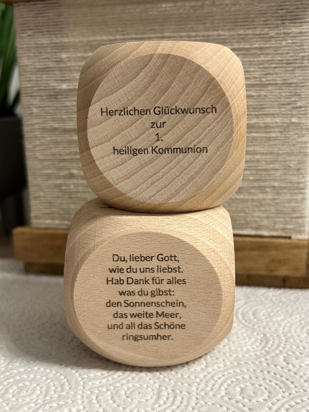 Prayer Cube for the 1st Holy Communion - Personalizable - Etsy