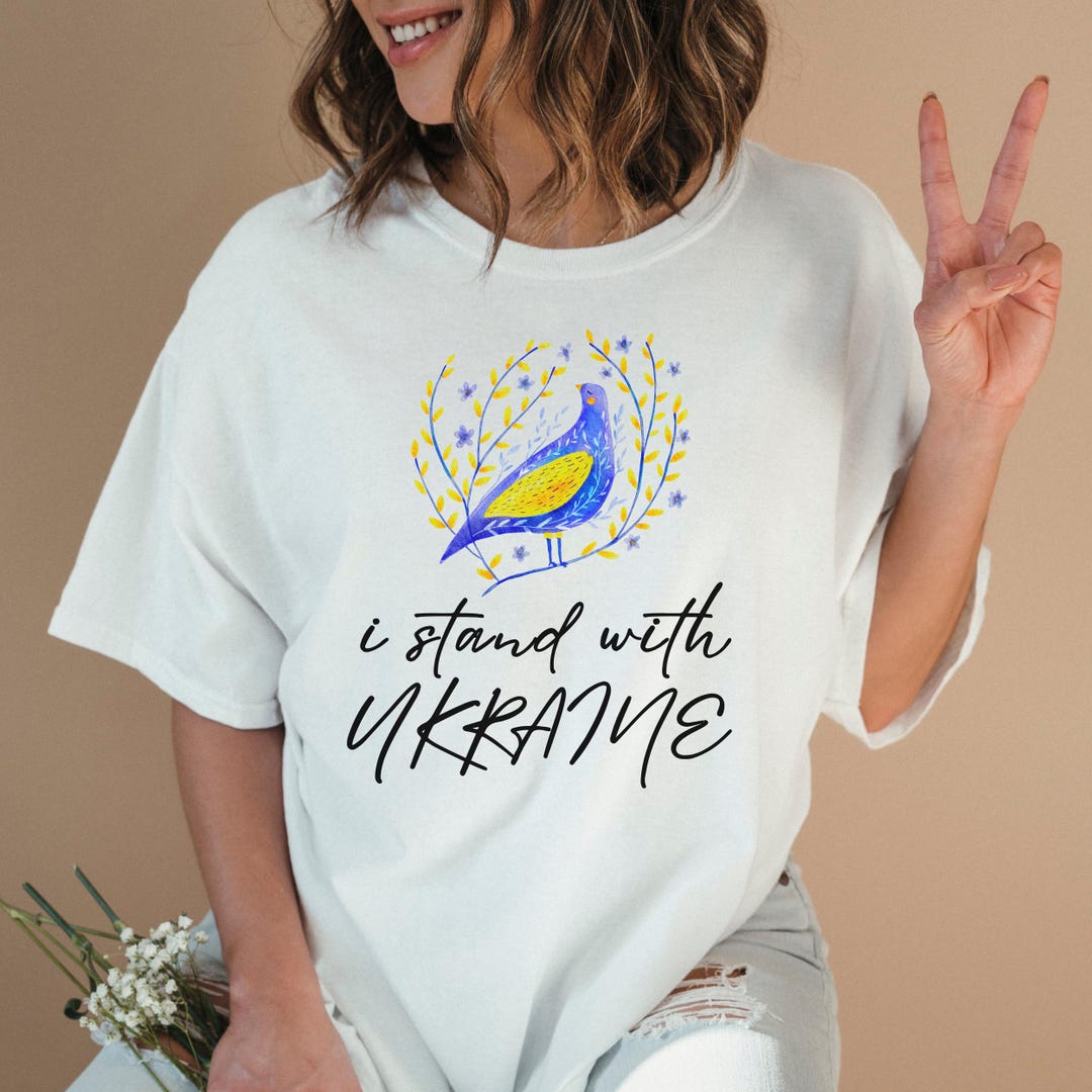 Comfort Colors® Stand With Ukraine Shirt, Support Ukraine Crewneck ...