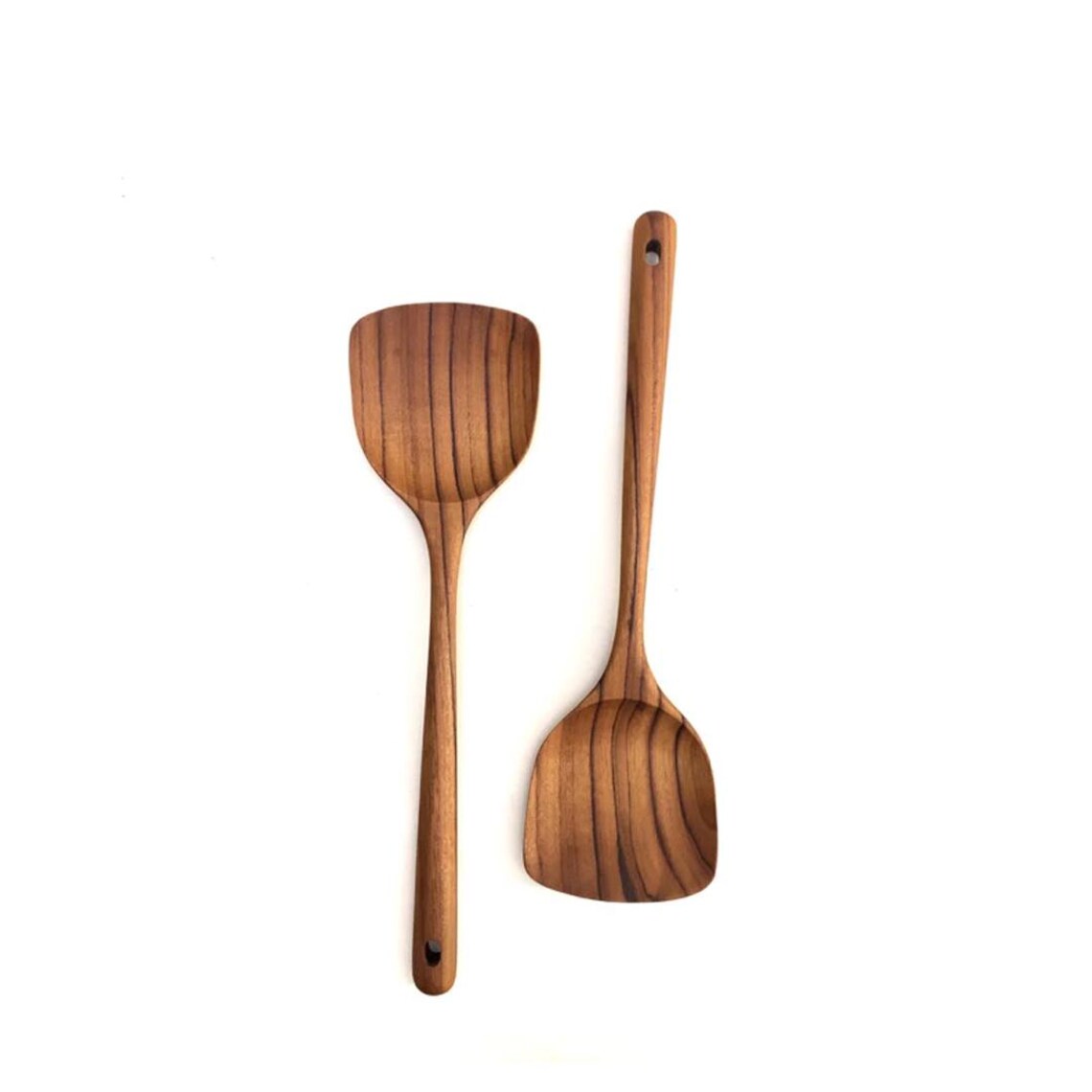 4-piece Teak Wood Spatula Set – Durable and Eco-friendly Cooking ...