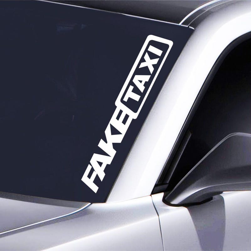 Faketaxi Decal - Etsy