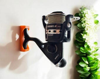 Spin Fishing Reel Wall Mount - Etsy