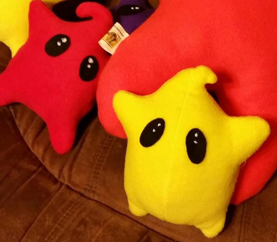 Handmade Luma Plushie From Super Mario Galaxy Super Mario - Etsy