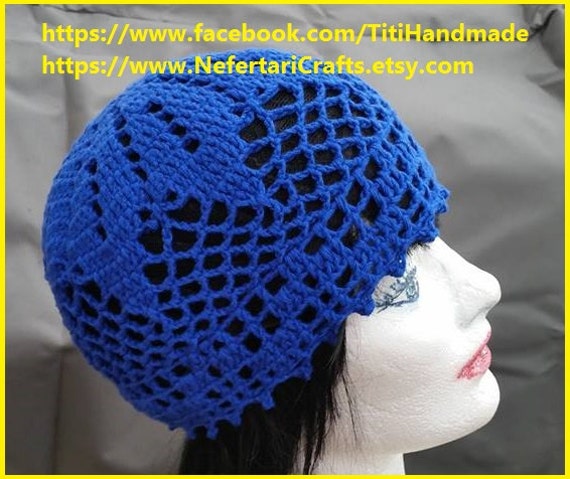 Gorra de piña hecha a mano / Gorro de piña de ganchillo / - Etsy España