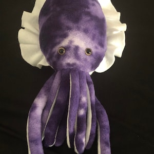 Cuttlefish Plush, Cuttle Fish to Cuddle, Hand Crafted Sea Animals ...