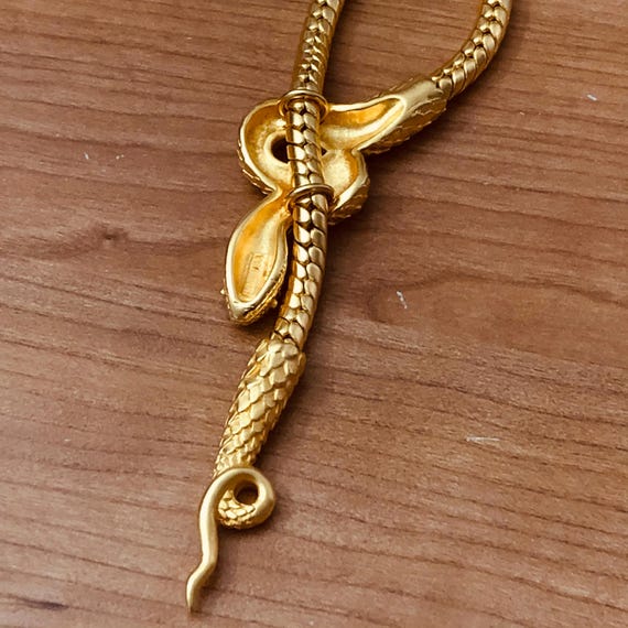 Queen Cleopatra Snake Necklace, Egyptian Cobra Snake … - Gem
