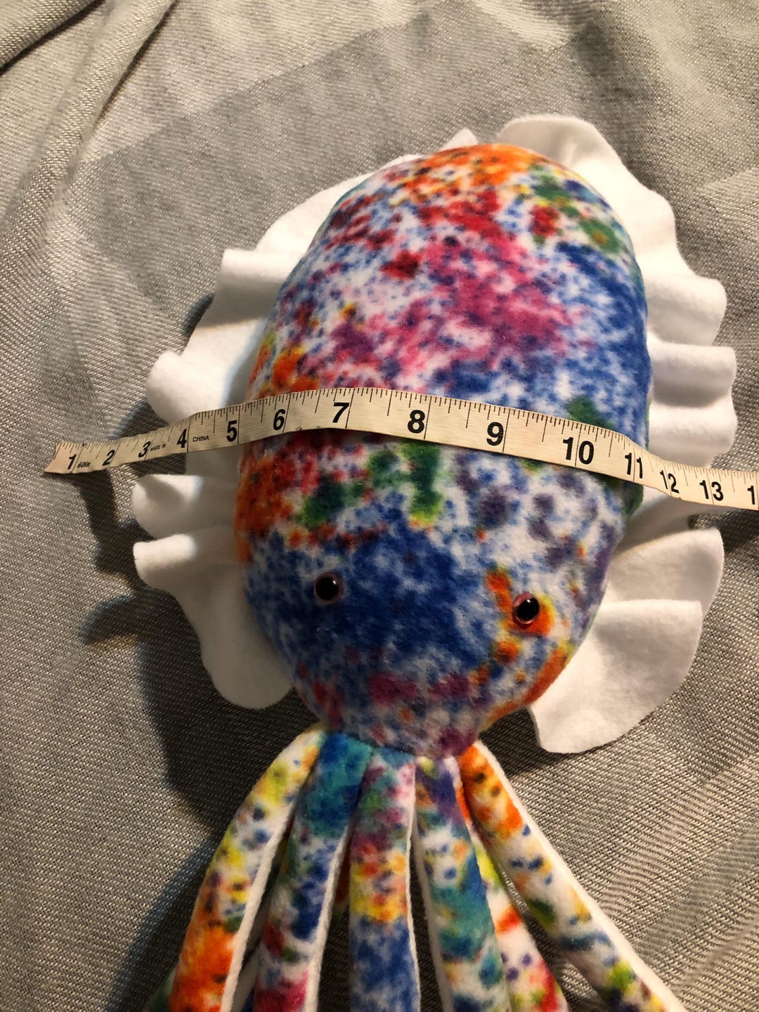 Large Cuttle Fish to Cuddle, Hand Crafted Sea Animals, Stuffed Toy ...