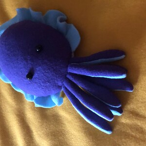 Cuttlefish Plush, Cuttle Fish to Cuddle, Hand Crafted Sea Animals ...