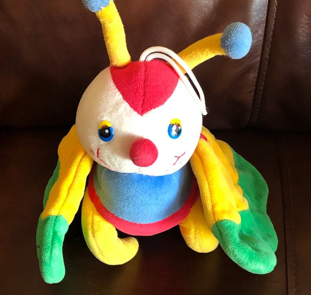 Rainbow Bumble Bee/butterfly, Vintage Retro 90's Red Green Yellow Bugs ...