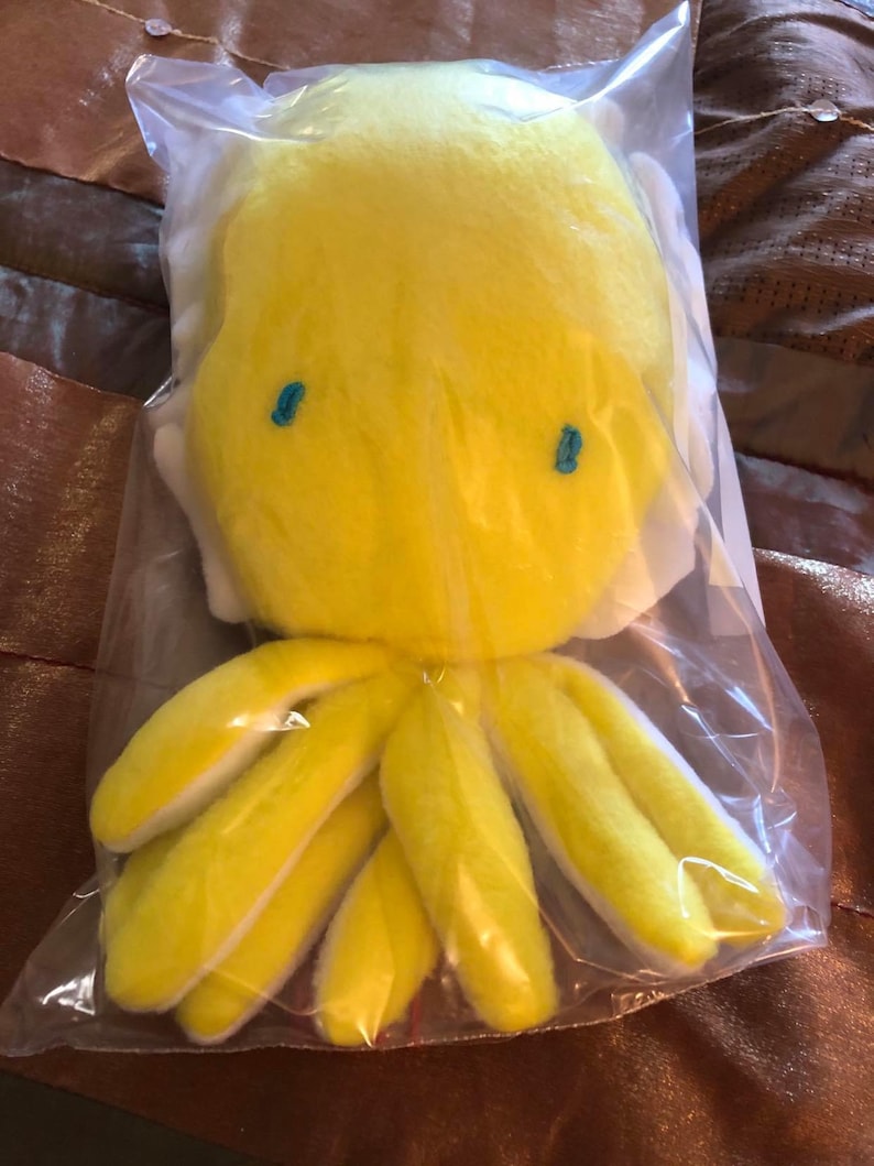 Cuttlefish Plush, Cuttle Fish to Cuddle, Hand Crafted Sea Animals ...