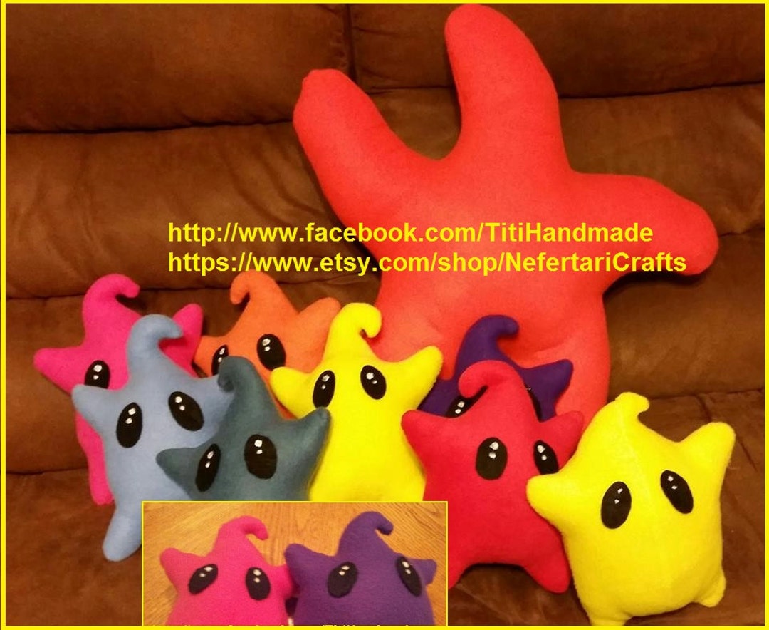 Handmade Luma Plushie From Super Mario Galaxy, Super Mario Bros Power ...