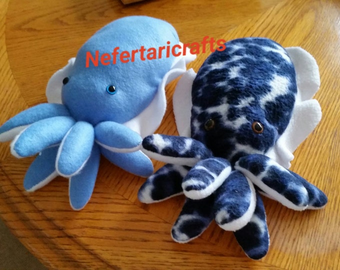 Cuttlefish Plush Cuttle Fish to Cuddle Hand Crafted Sea - Etsy