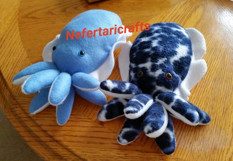 Cuttlefish Plush Cuttle Fish to Cuddle Hand Crafted Sea | Etsy