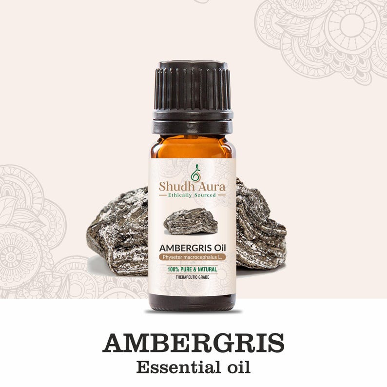 True Ambergris Essential Oil | 100% Pure, Natural, and Undiluted | Therapeutic Grade Oils for ...