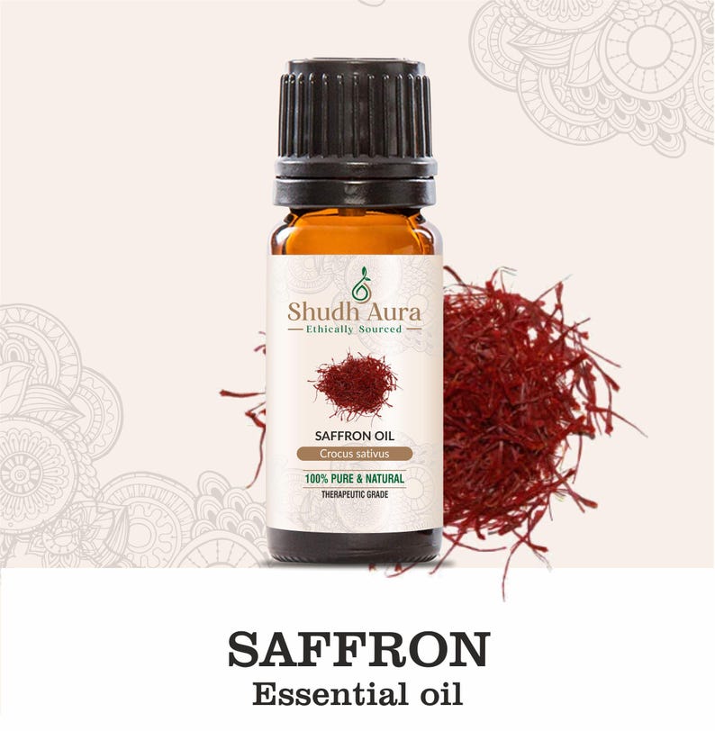 Saffron Essential Oil | 100% Pure, Undiluted and Natural | Therapeutic ...