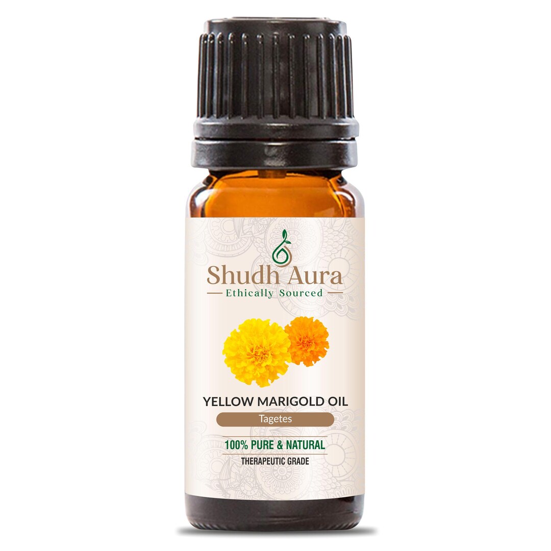 Yellow Marigold Essential Oil | 100% Pure, Undiluted and Natural ...