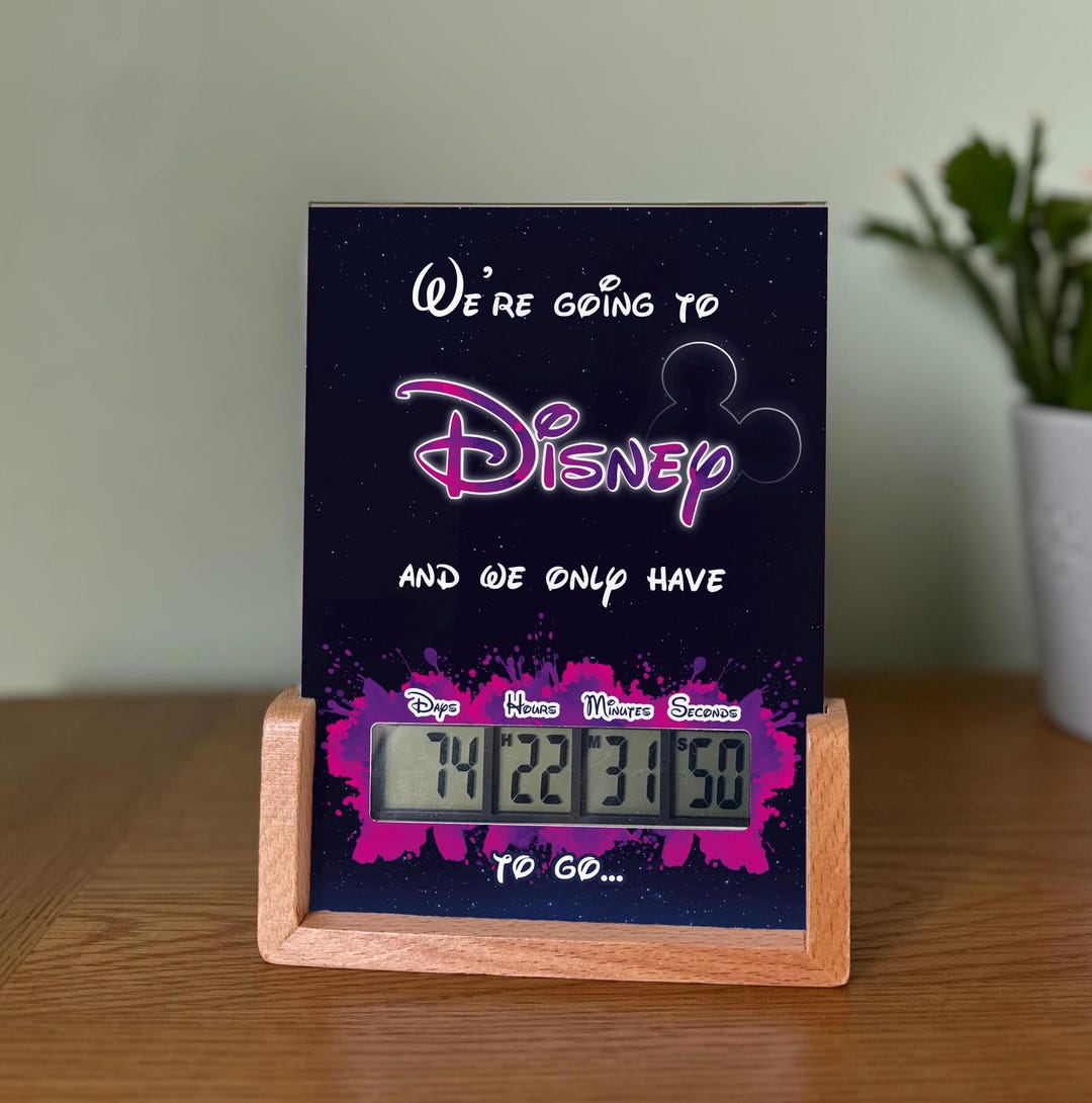 Desktop Disney Holiday Countdown Clock - Etsy