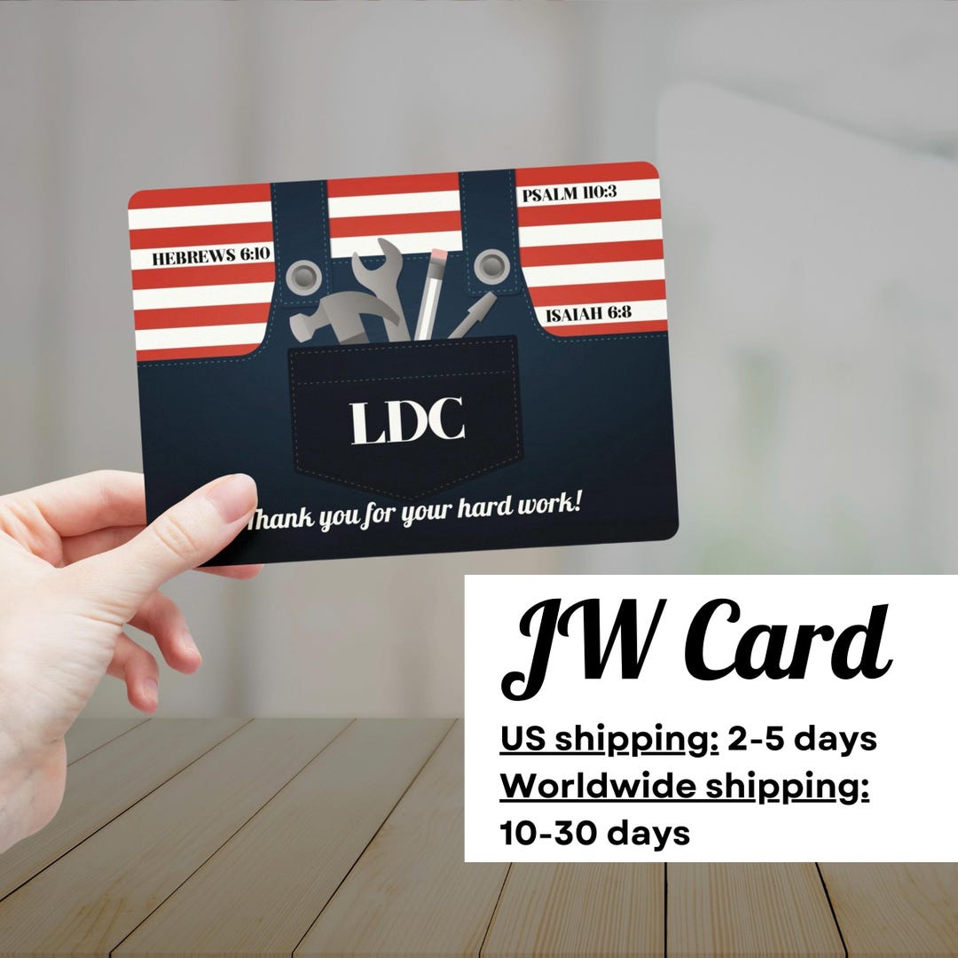 Postcards JW Card LDC for Kingdom Hall Construction Team, Witness ...