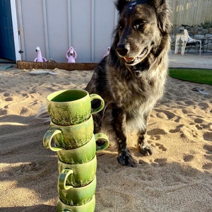 Tree Mug Handmade Ceramic Mug Green Tree Mugs Large Tree - Etsy