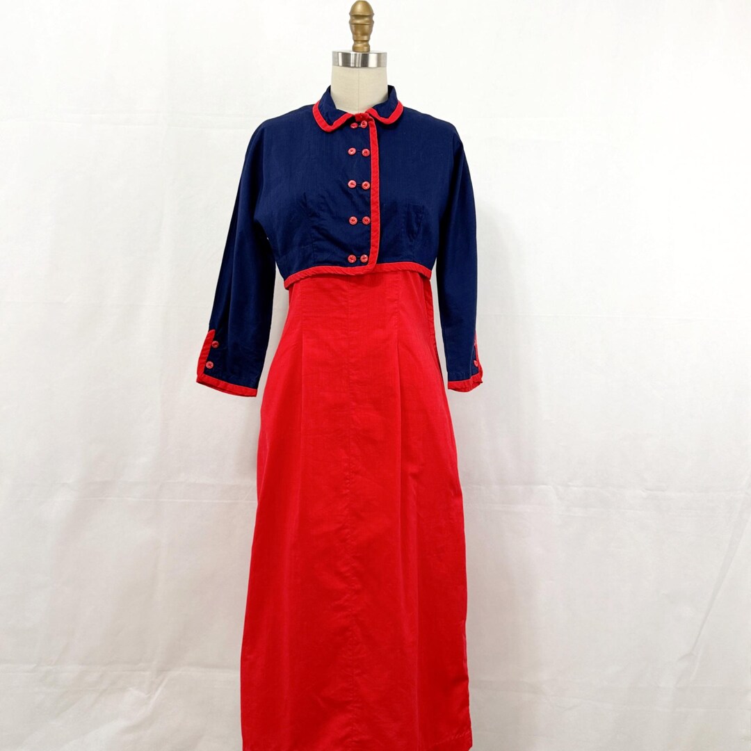 Vintage 50s Red Wiggle Dress With Bolero Jacket - XS/S - Etsy