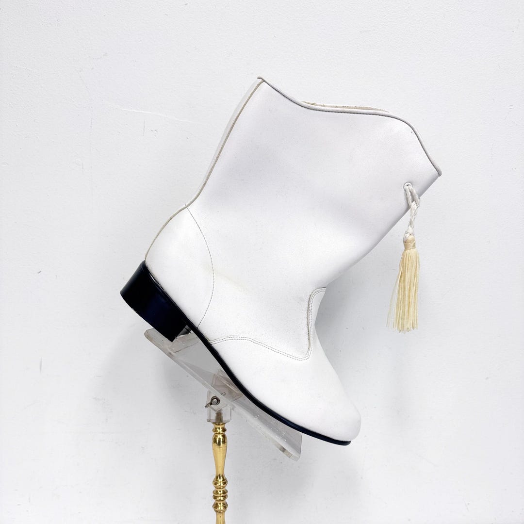 Vintage 80s Majorette Boots With Tassels | Womens Size 11 Short Boots ...