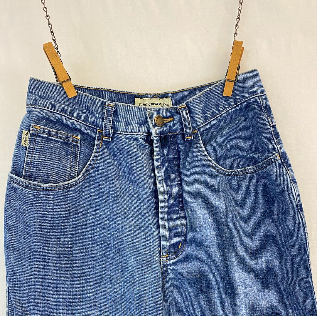 Vintage High Waisted Jeans | 1980s Generra Mom Jeans | Tapered Leg ...