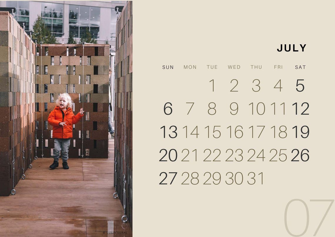 Digital Calendar 2025, Architecture Calendar, Eco-friendly Design ...