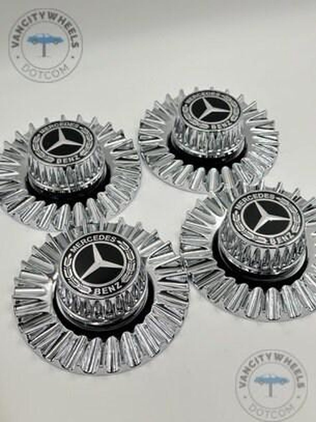 Mercedes Benz Wheel Hubcaps, 154mm Chrome, Part 1916 - Etsy