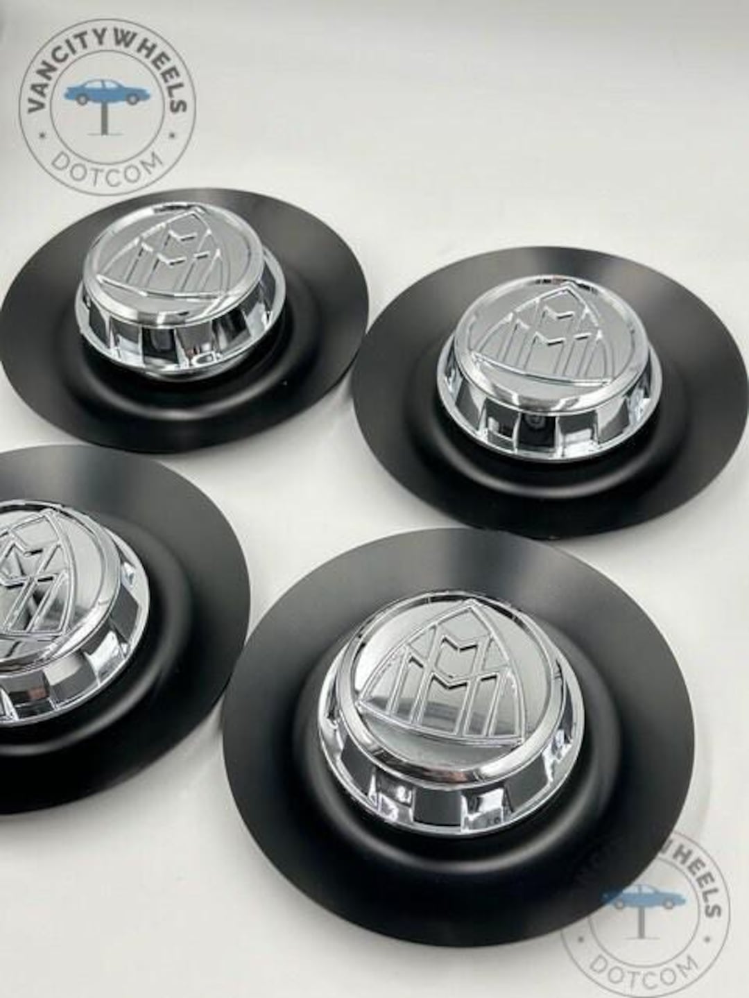 Mercedes Benz Maybach Wheel Hubcaps 163mm Black Mercedes Benz, Fits ...