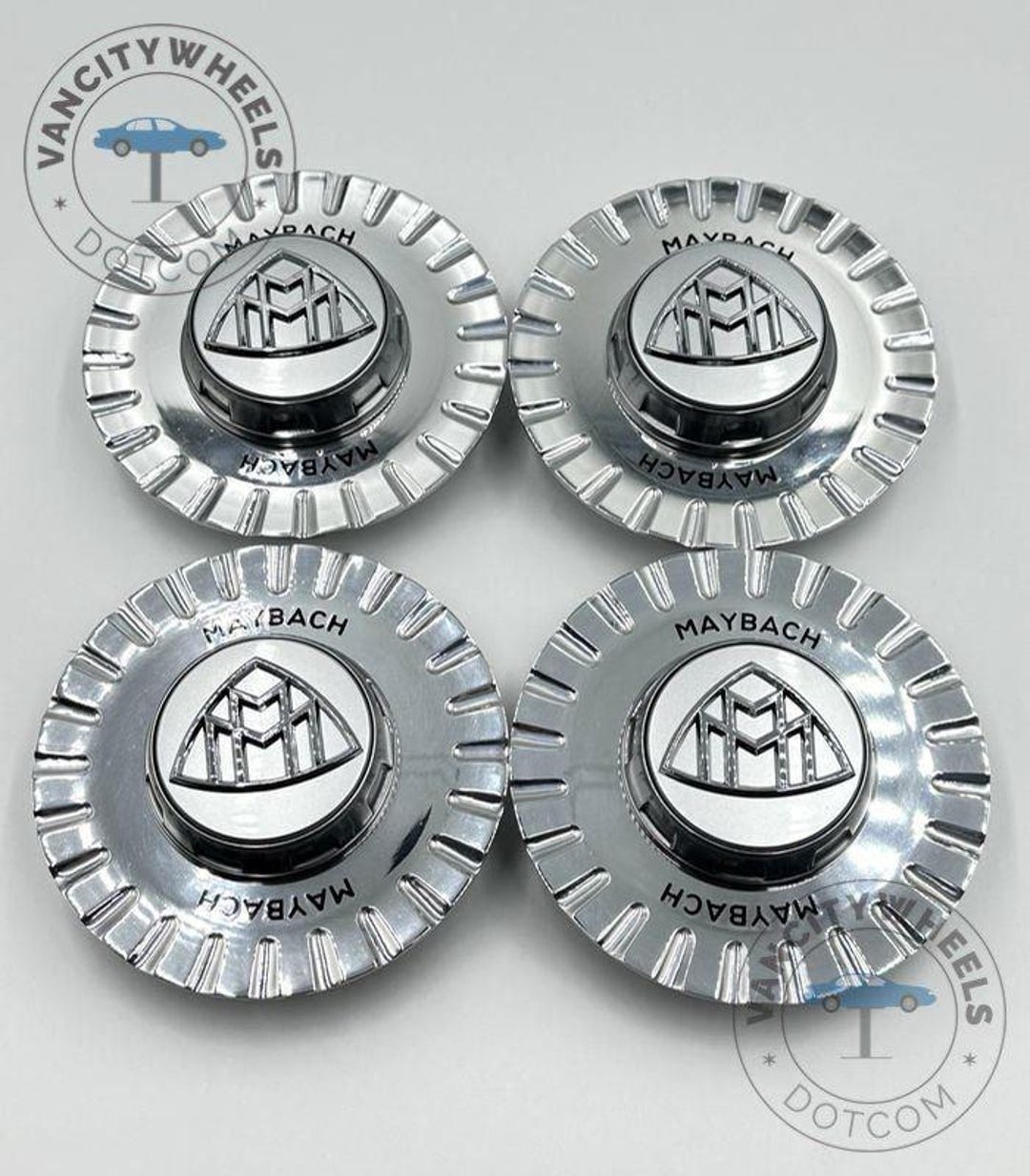 Chrome Mercedes Benz Maybach Spike Wheel Center Cap Hub Cover 147mm ...
