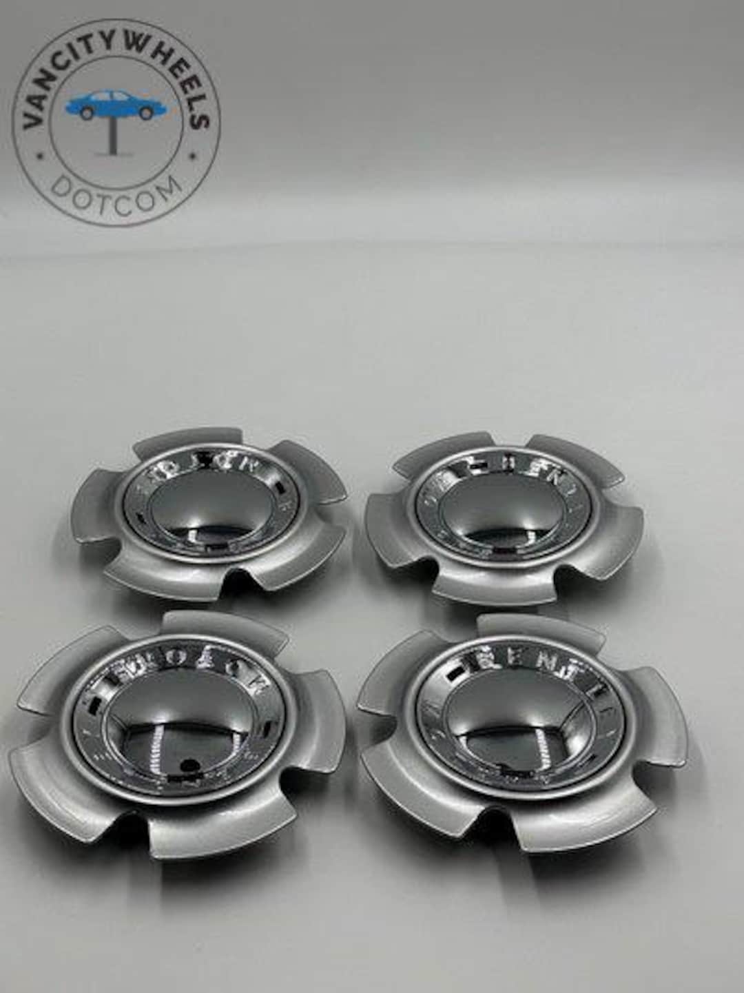 Bentley Wheel Center Caps - Luxury Silver and Chrome Finish (set of 4 ...