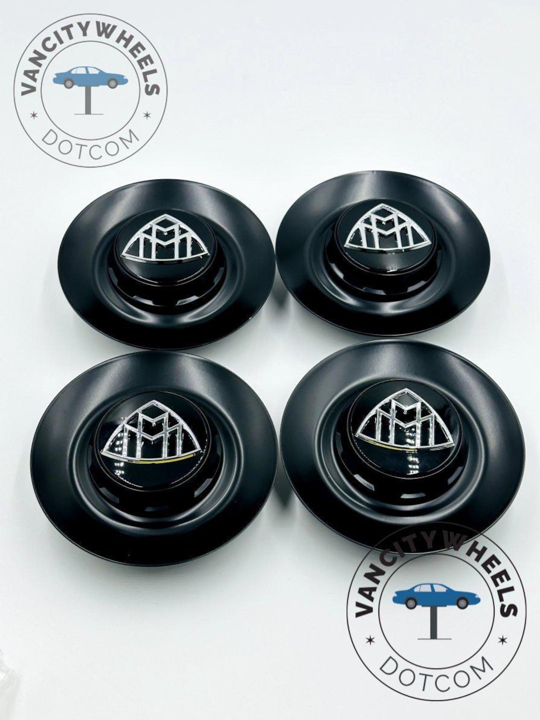 Maybach 146mm Black Wheel Center Hub Cover Cap for Mercedes Benz ...