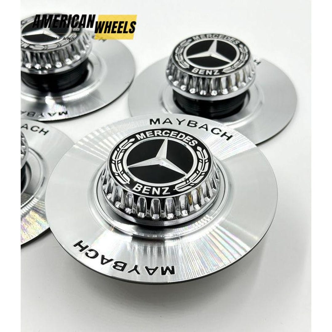 Chrome Mercedes Benz Maybach 154mm Wheel Center Caps Wheel Center, Part ...