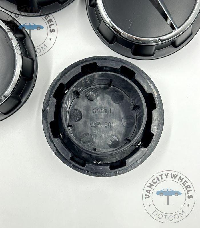 Maybach 60mm AMG Black Surround Wheel Center Cap, Maybach 60mm Size Car ...