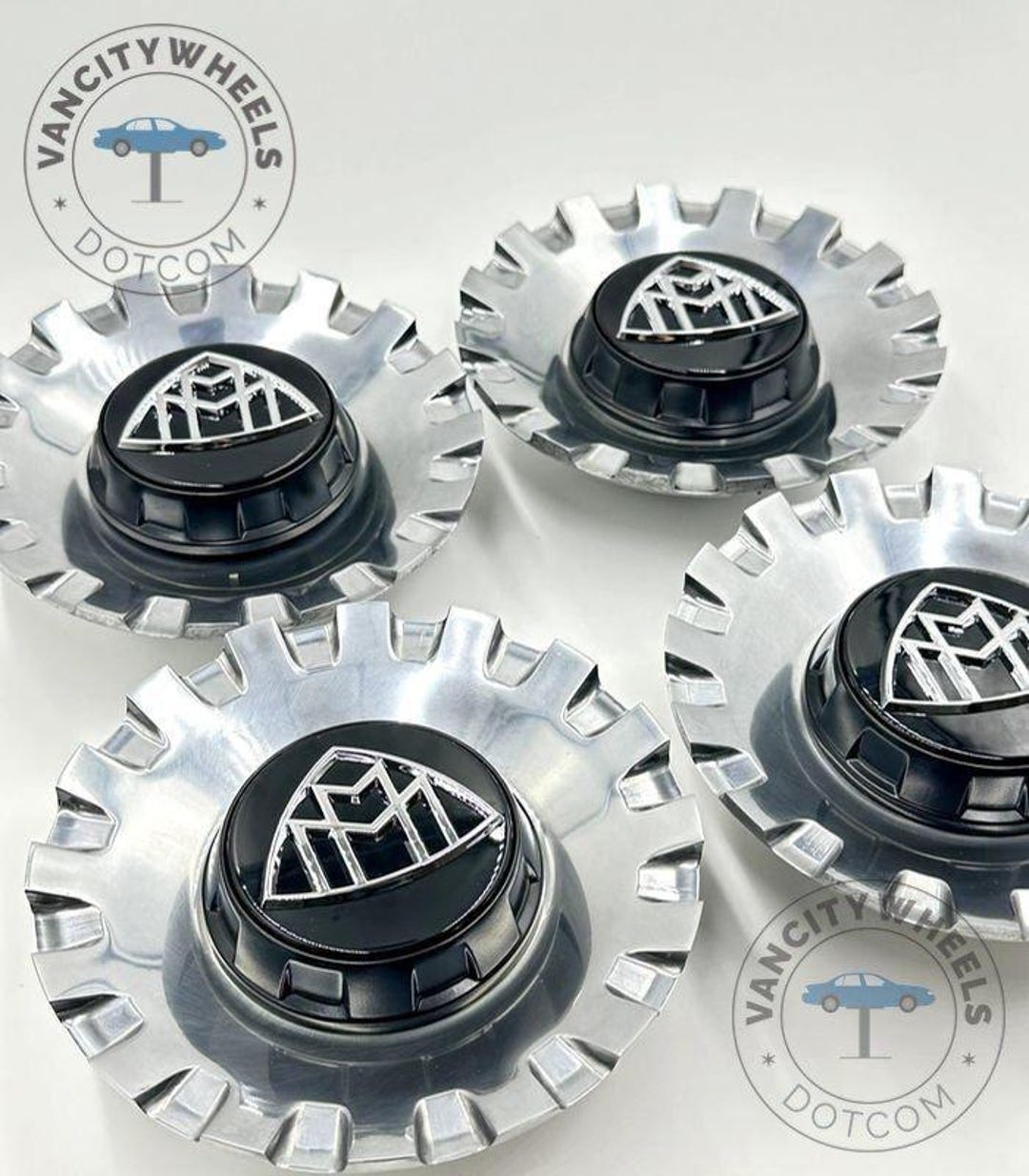Mercedes Maybach Center Caps for A2224000900 – Best 154mm/68mm Silver ...
