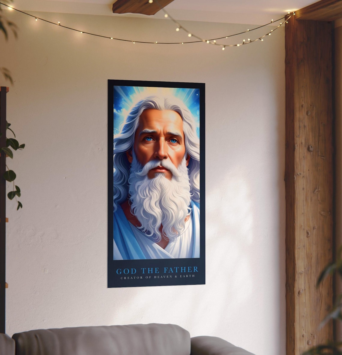God the Father Art Print: Religious Christian Home Decor - Etsy