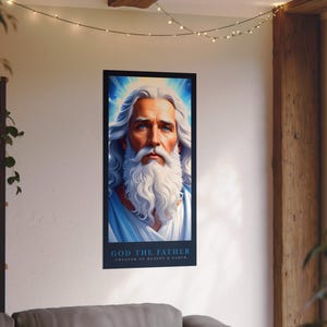 God the Father Art Print: Religious Christian Home Decor - Etsy