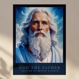 God the Father Art Print: Religious Christian Home Decor - Etsy