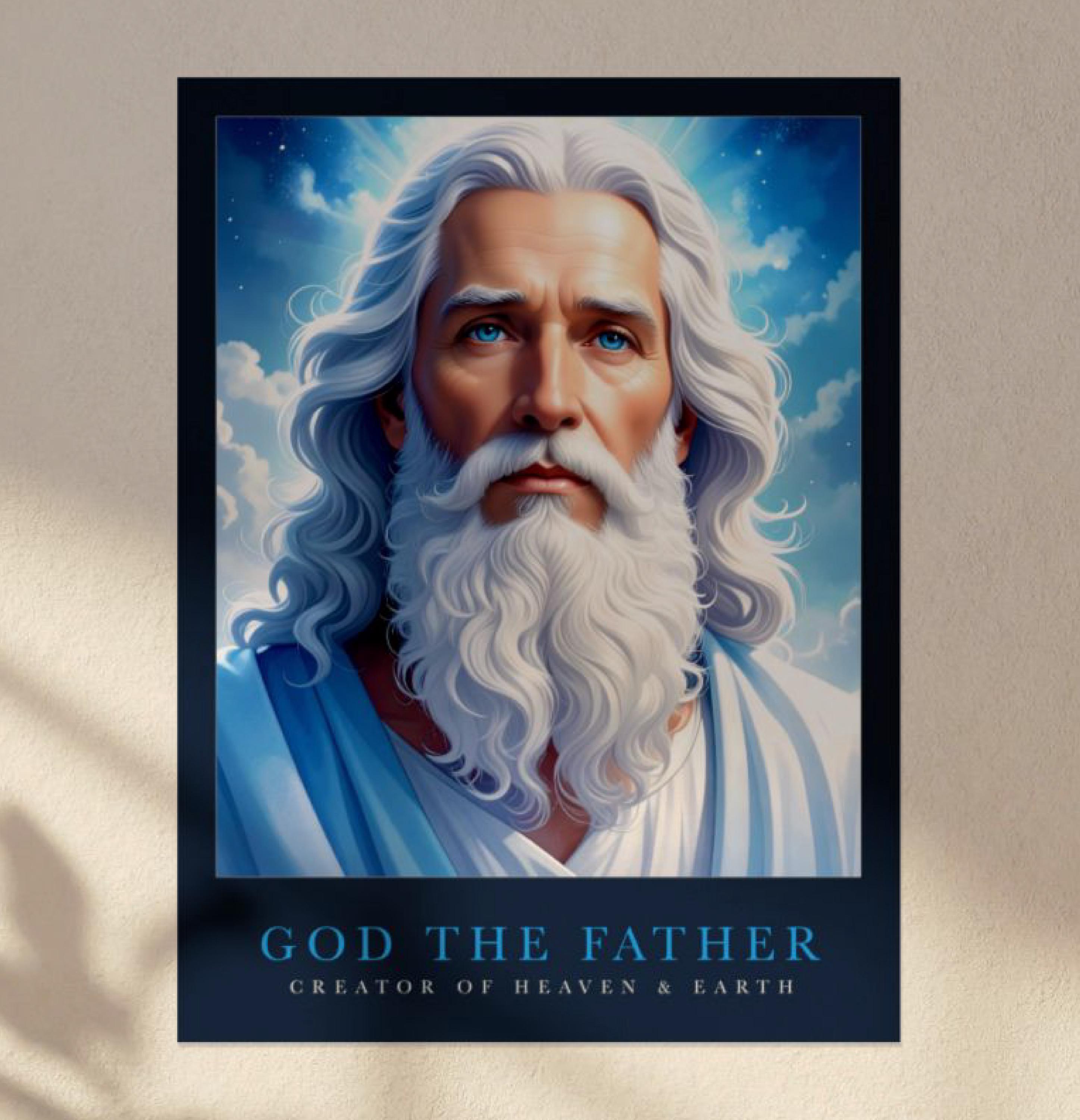God the Father Art Print: Religious Christian Home Decor - Etsy