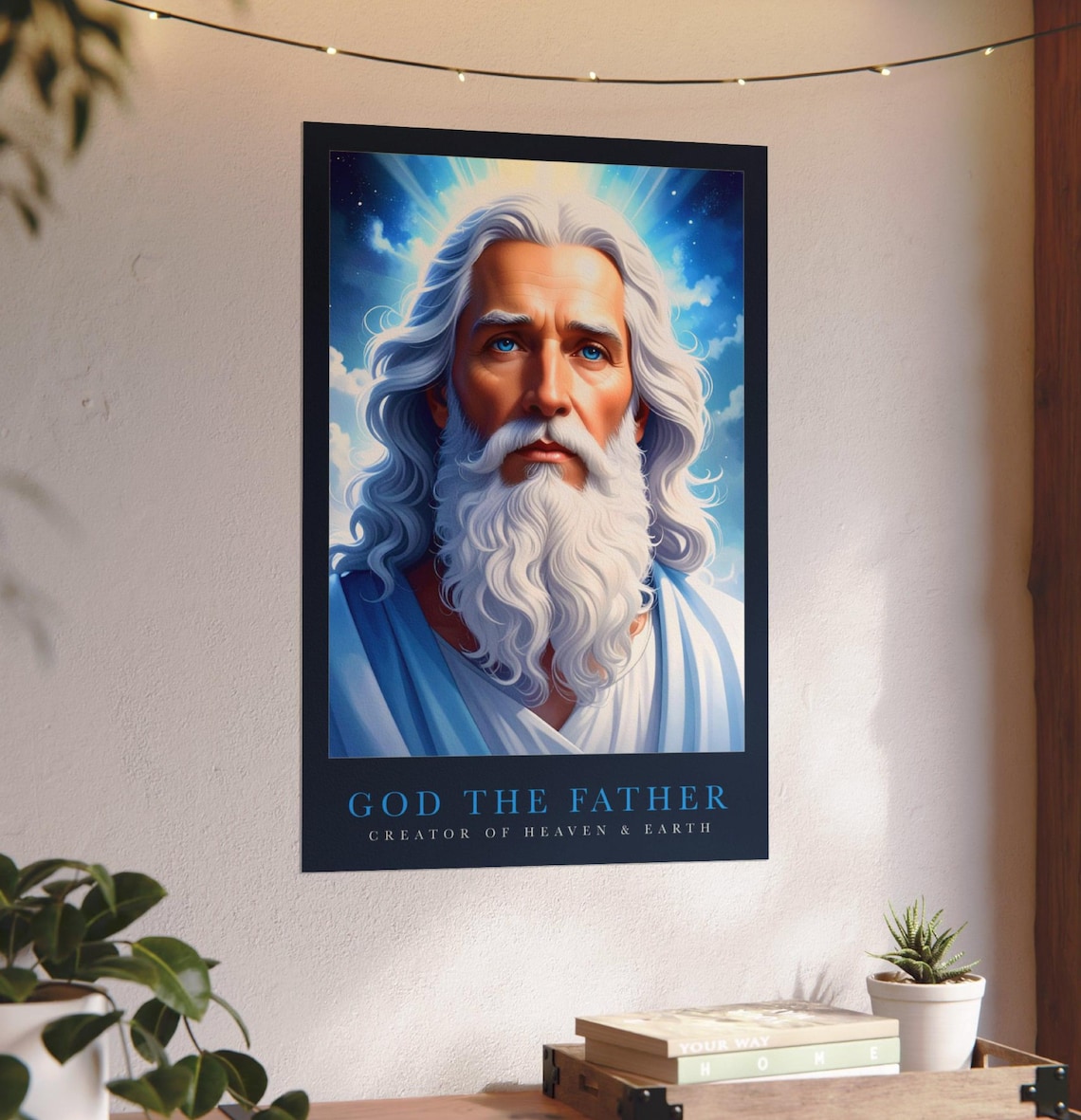 God the Father Art Print: Religious Christian Home Decor - Etsy