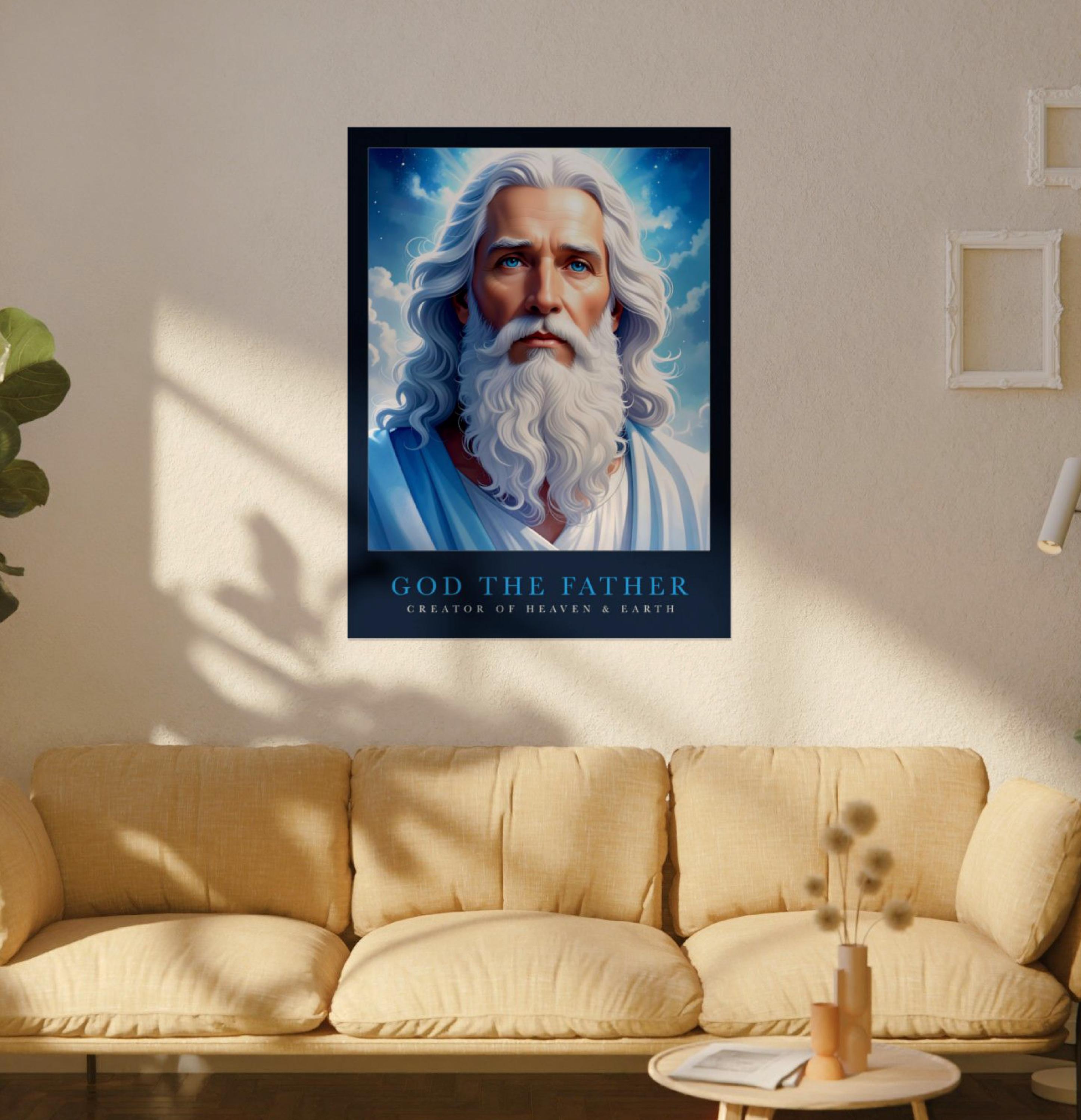 God the Father Art Print: Religious Christian Home Decor - Etsy