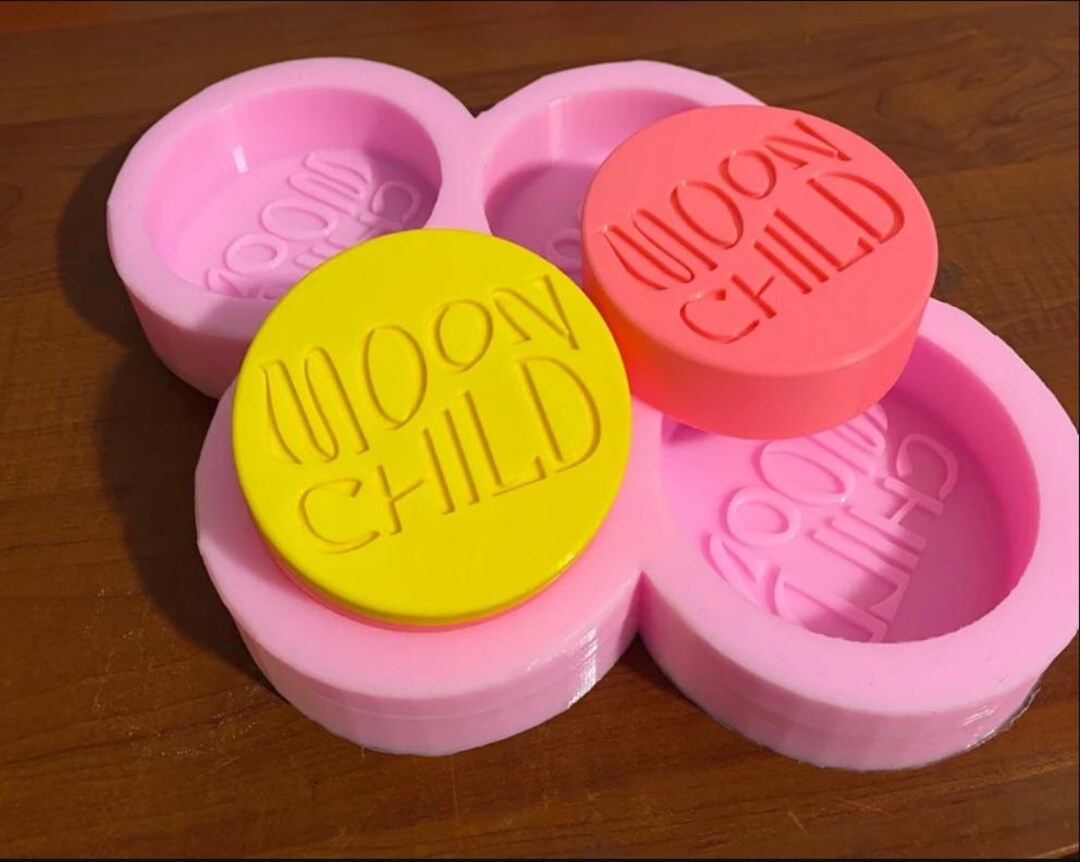 3'' Custom Soap Mold Your Logo or Text (3'' Round Soap Mold ...