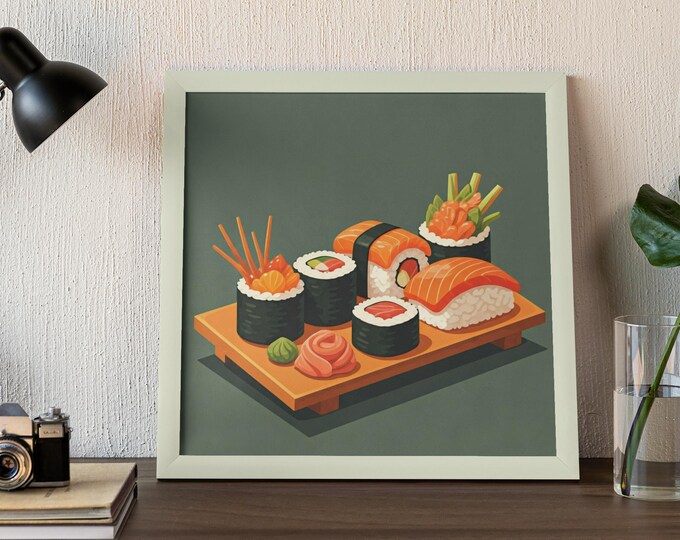 Japanese Sushi Poster Memories of Japan Savor Japan: Sushi Lovers ...
