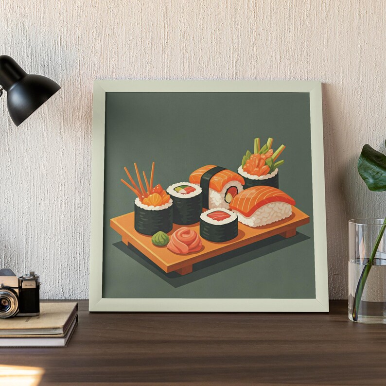 Japanese Sushi Poster Memories of Japan Savor Japan: Sushi Lovers ...