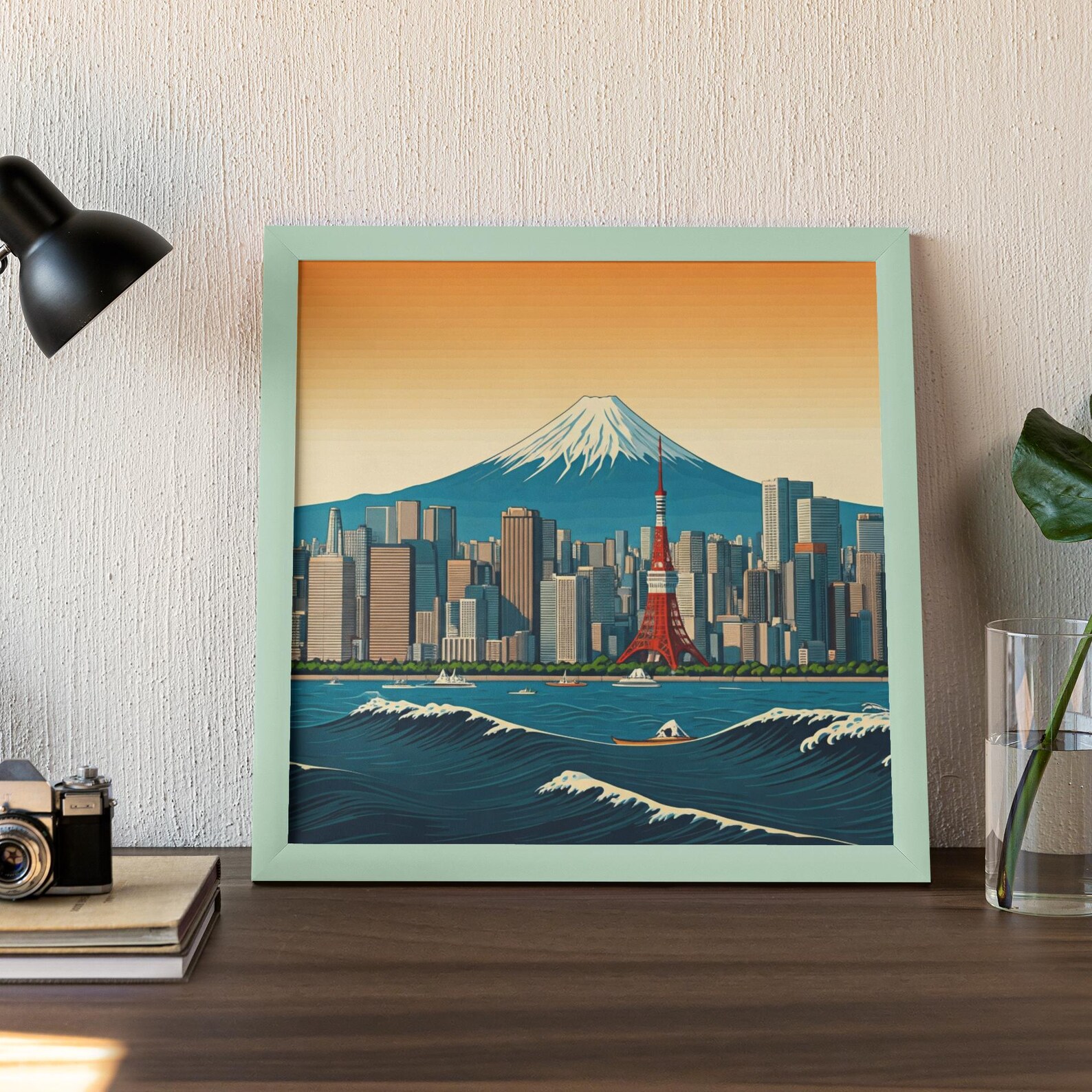 Japanese Tokyo Poster Memories of Japan Tokyo Dreamscape - Etsy