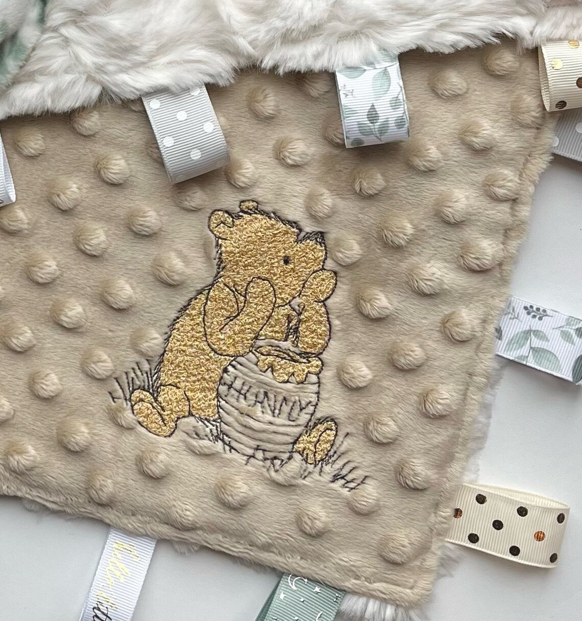 Classic Winnie the Pooh Baby Gift Set - Lovey Blanket, Birth Stats ...