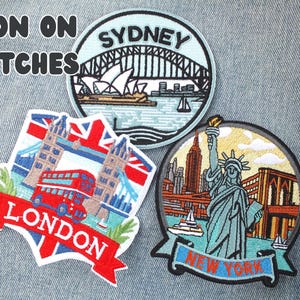 Osaka Patch – Osaka Castle & Cherry Blossoms – Embroidered Souvenir ...