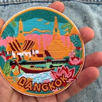 Hong Kong Cable Car 360, Iron-on/ Sew-on Patch, Badge, Embroidery ...