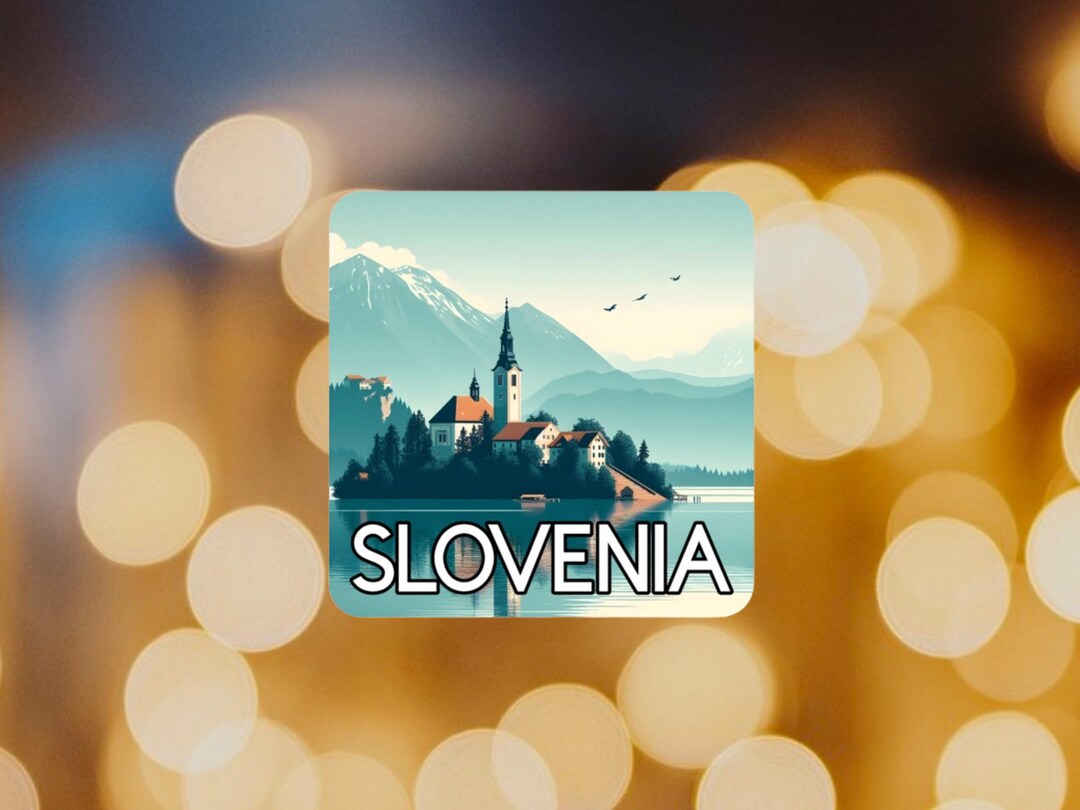 Lake Bled Travel Sticker Slovenia Waterproof Vinyl Decal for Passport ...